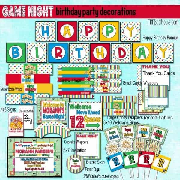 Party Decorations-Party Printables