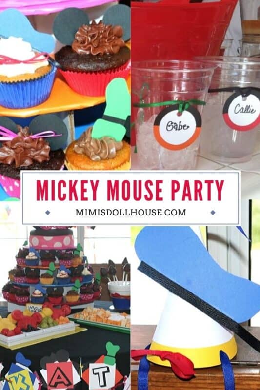 Mickey Mouse Decorations & Free Printable Labels | Mimi's Dollhouse