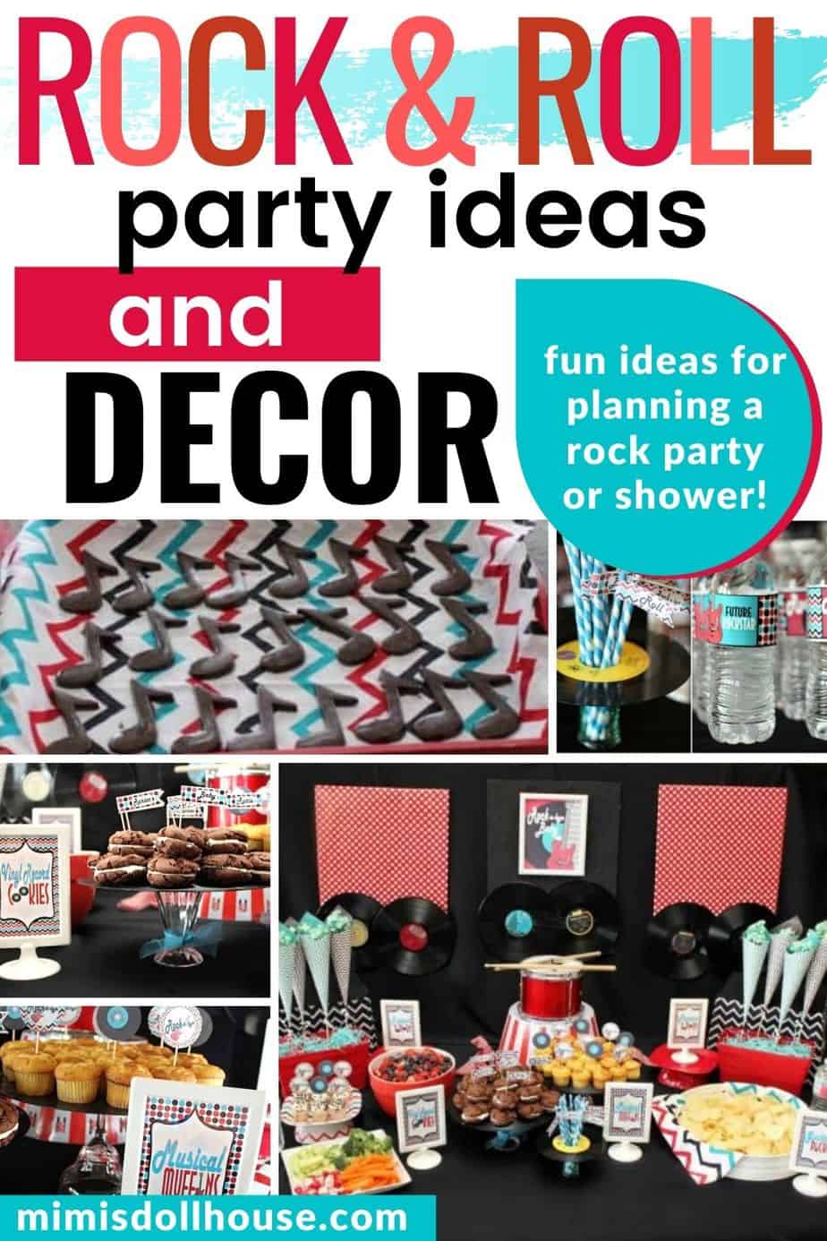 Rock n Roll Baby Shower: Rockabye Baby