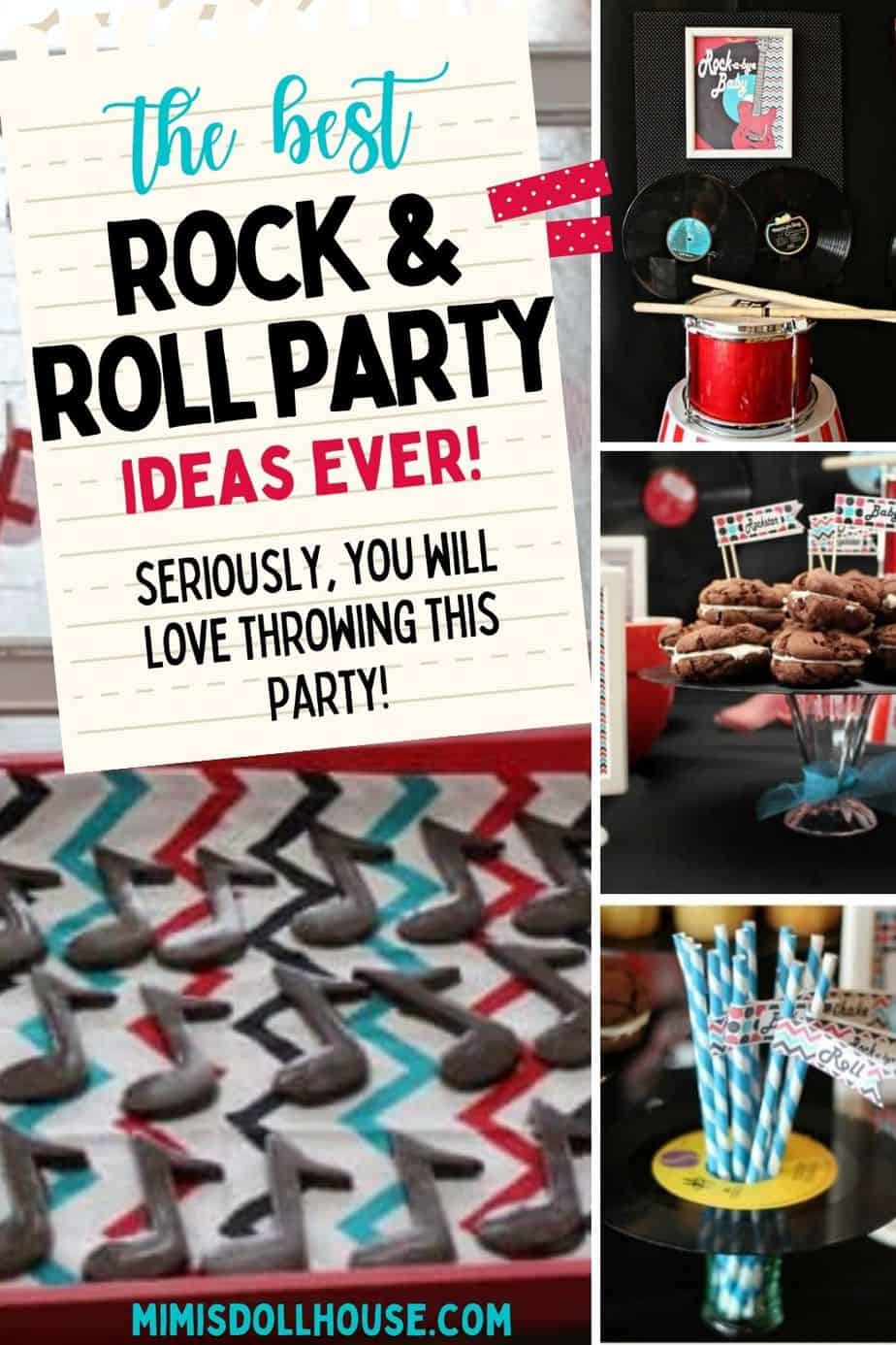 Rock n Roll Baby Shower: Rockabye Baby