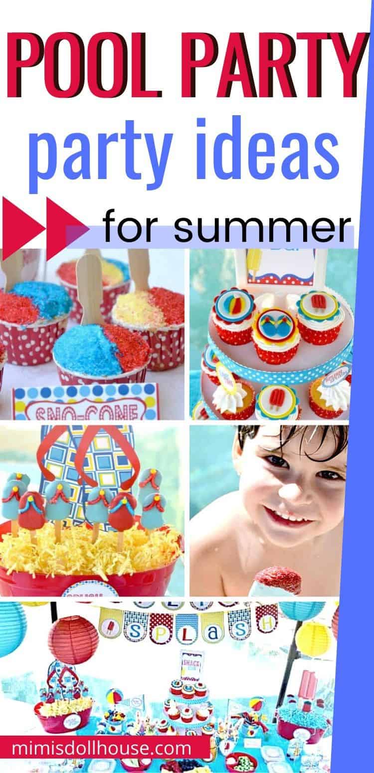 How to Plan the Perfect Pool Party - Mimi's Dollhouse