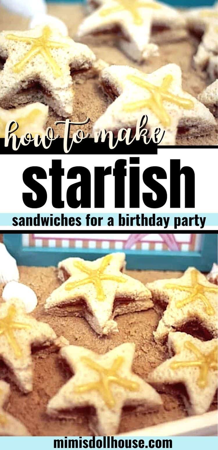 Beach Themed Starfish Sandwich Tutorial - Mimi's Dollhouse