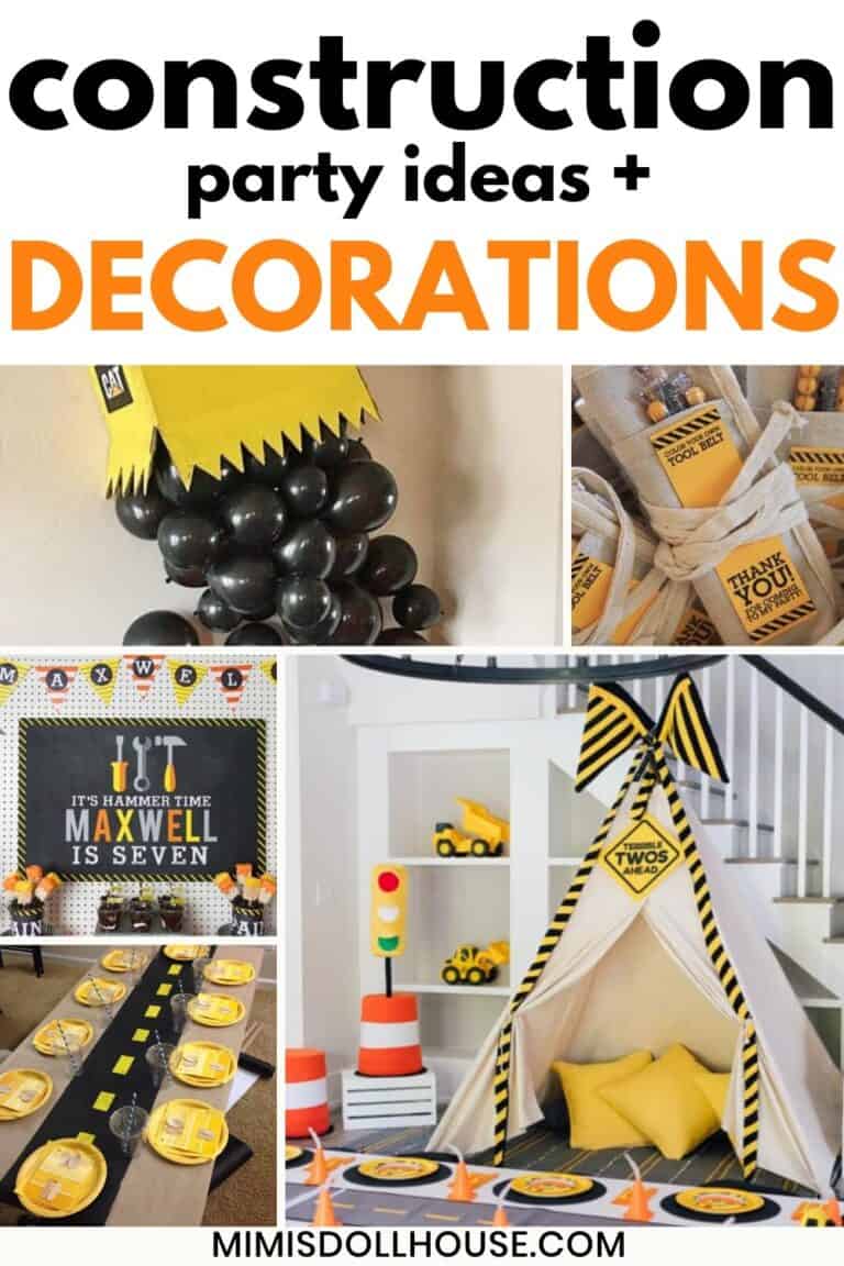 18 Buildable DIY Construction Party Ideas - Mimi's Dollhouse