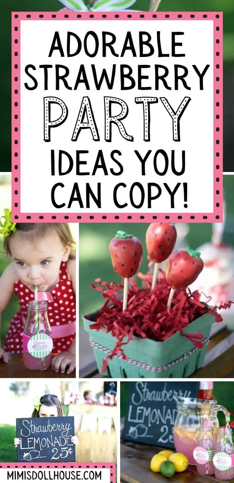 Strawberry Party that is Perfect for Summer - Mimi's Dollhouse
