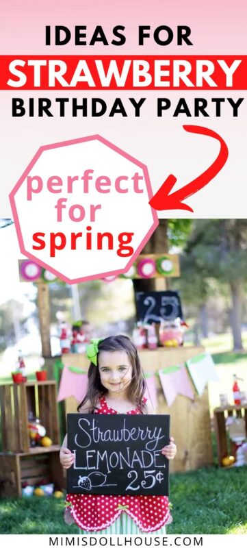 Strawberry Party that is Perfect for Summer - Mimi's Dollhouse