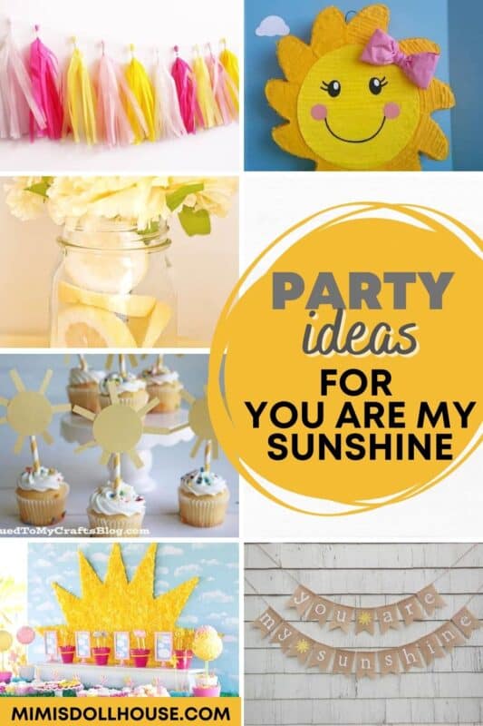 Beautiful + Bright Sunshine Party Ideas - Mimi's Dollhouse