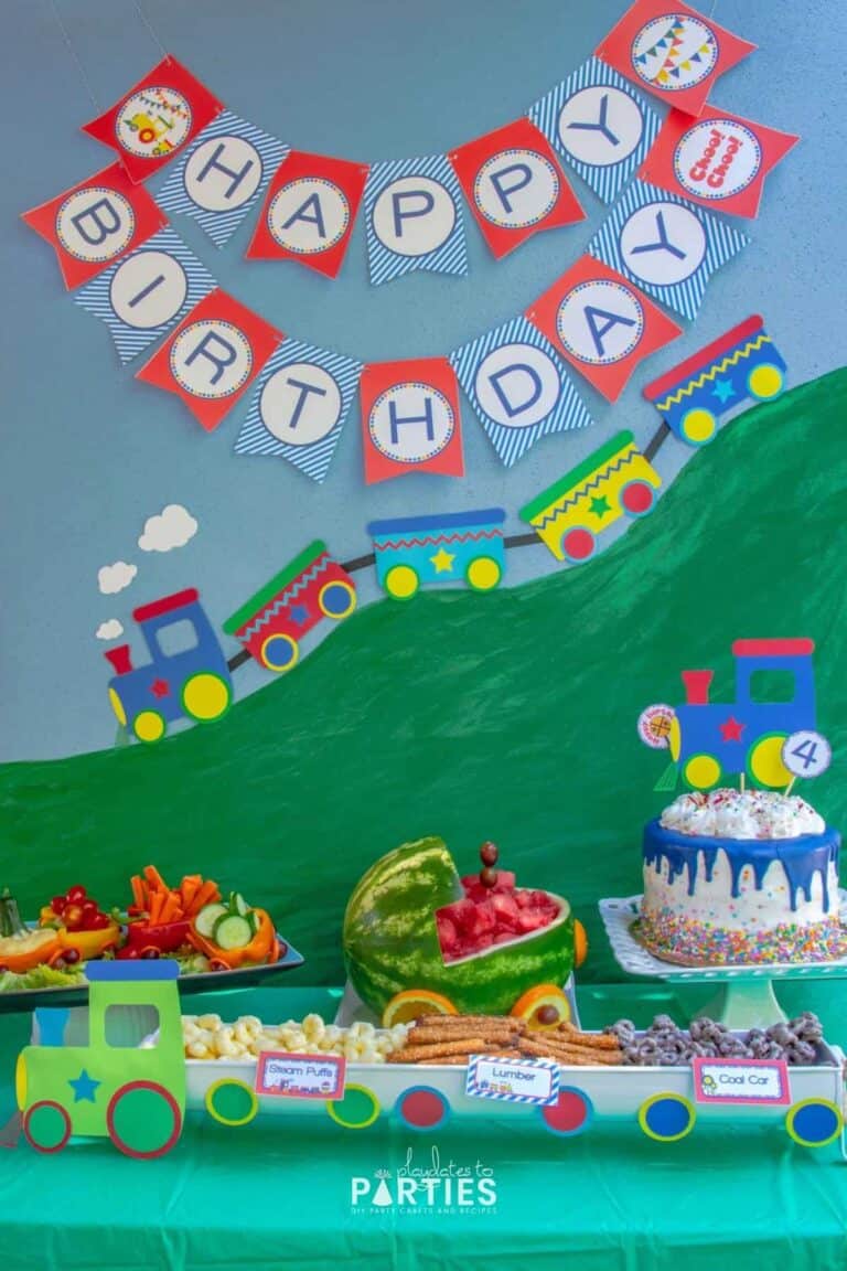 19+ Fantastic Train Birthday Party Ideas - Mimi's Dollhouse