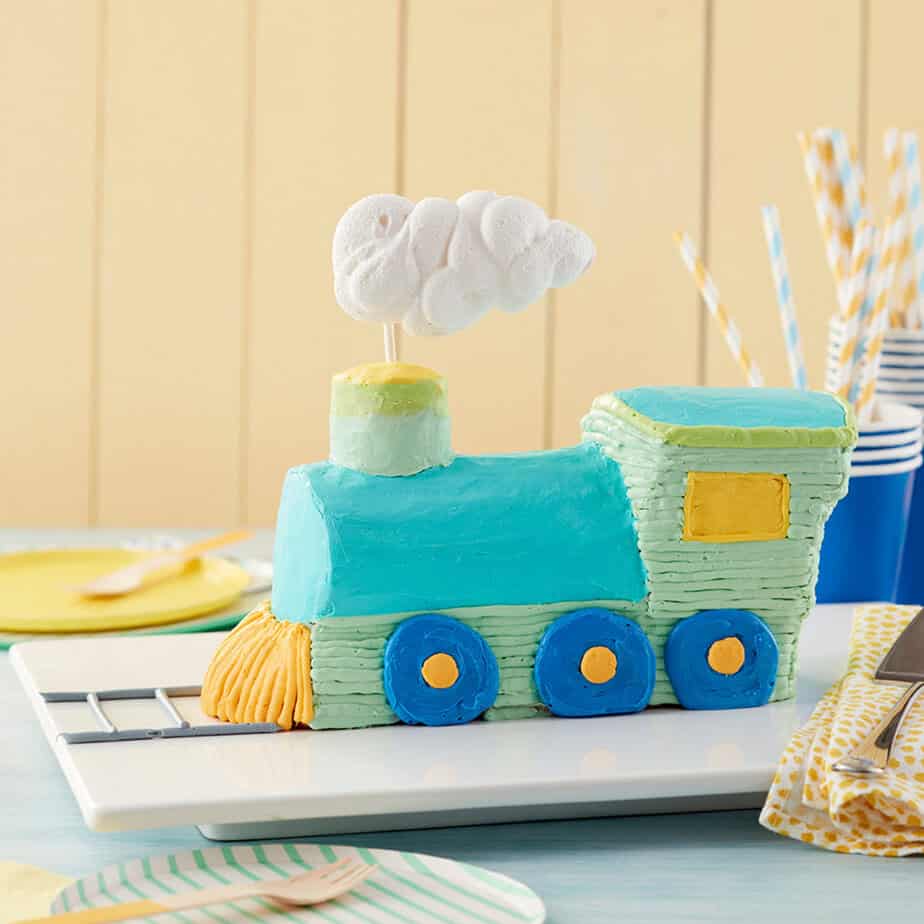 12 Delicious Train Birthday Cookies + Cakes - Mimi's Dollhouse