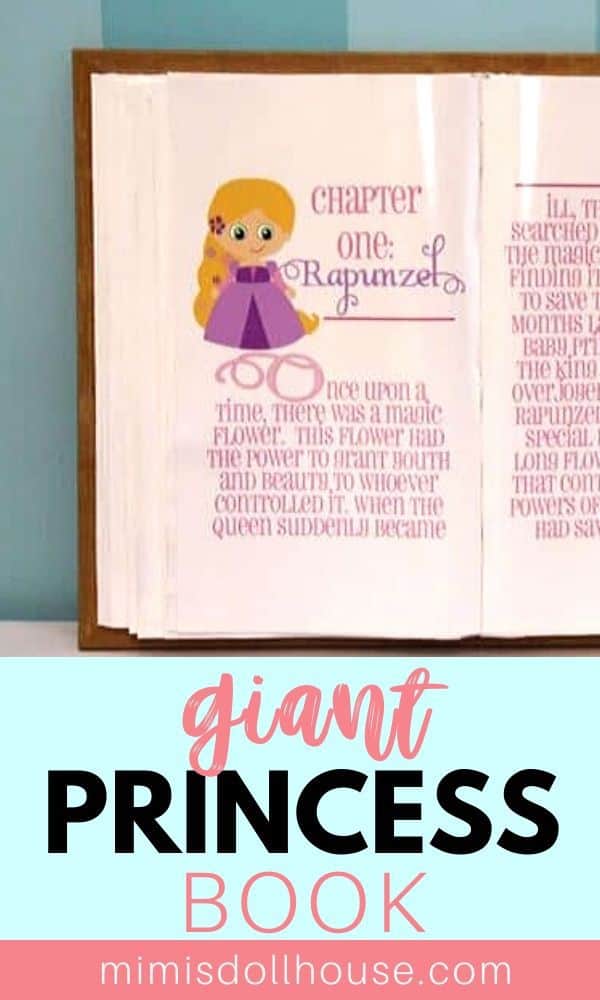 DIY Giant Storybook Tutorial for a Princess Party | Mimi's Dollhouse