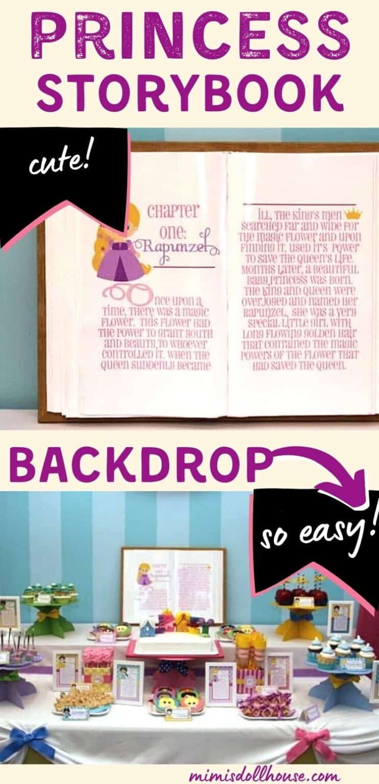 DIY Giant Storybook Tutorial for a Princess Party - Mimi's Dollhouse