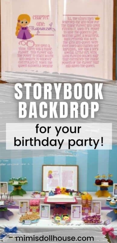 DIY Giant Storybook Tutorial for a Princess Party - Mimi's Dollhouse