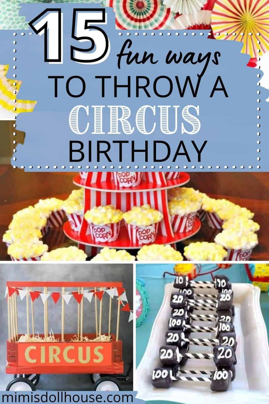 Clown Around with Amazing Circus Party Ideas - Mimi's Dollhouse