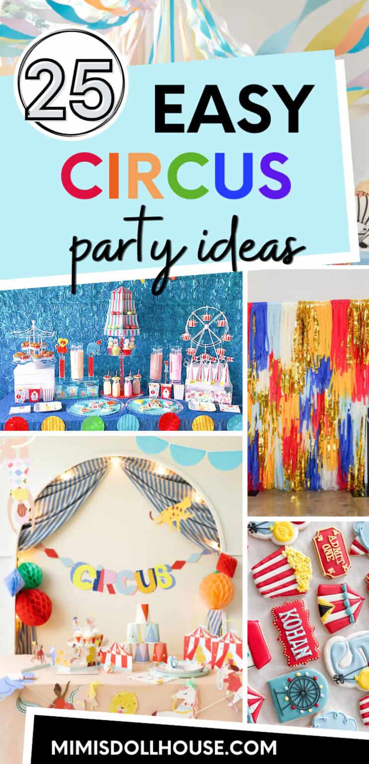 Clown Around with Amazing Circus Party Ideas - Mimi's Dollhouse