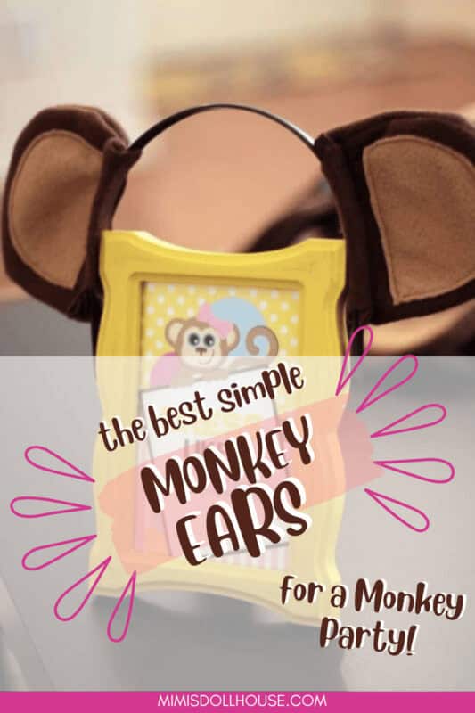 Monkey Party: DIY Monkey Headband Tutorial - Mimi's Dollhouse