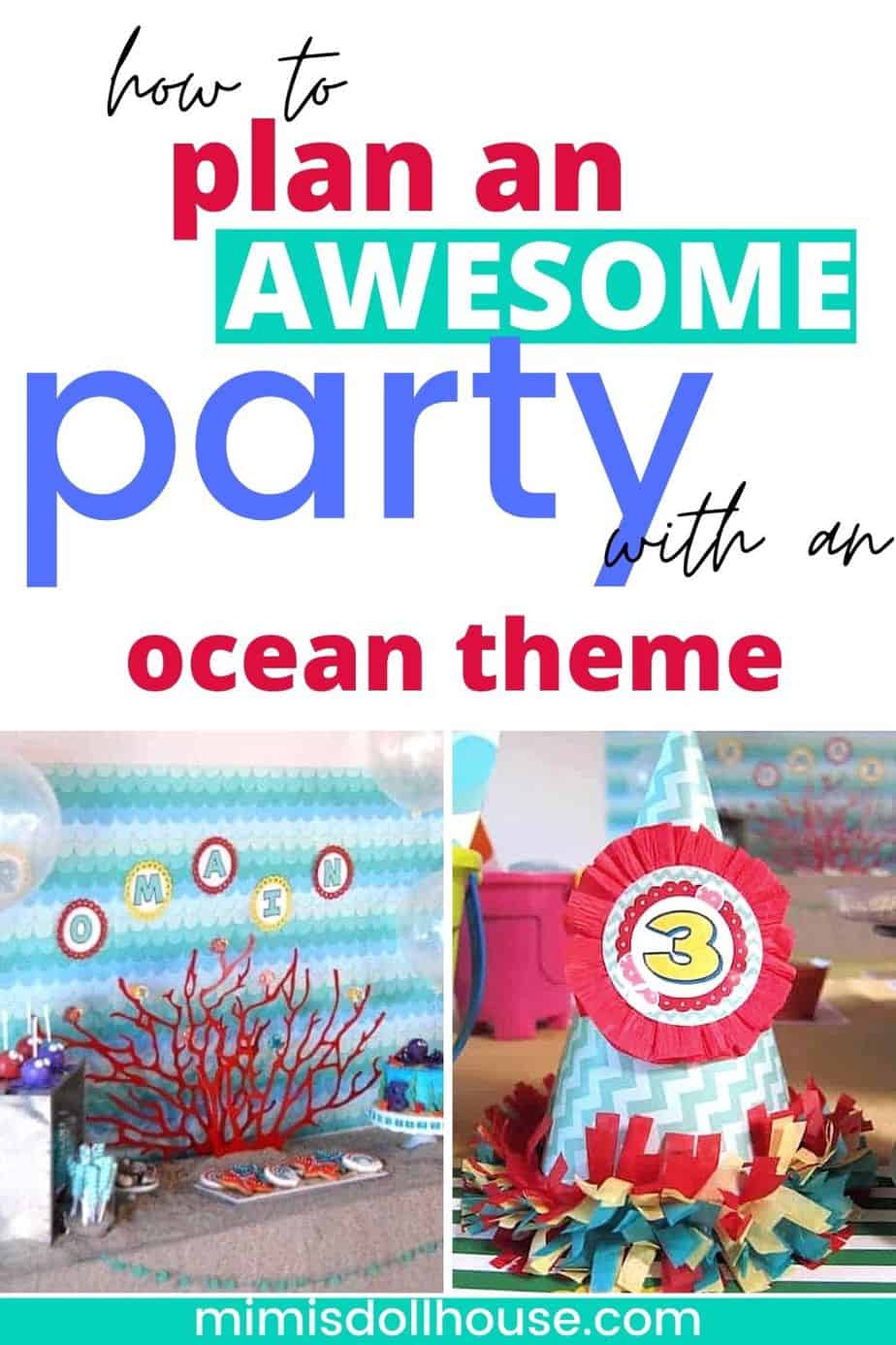 Cute + Fishy Ocean Birthday Party Ideas - Mimi's Dollhouse