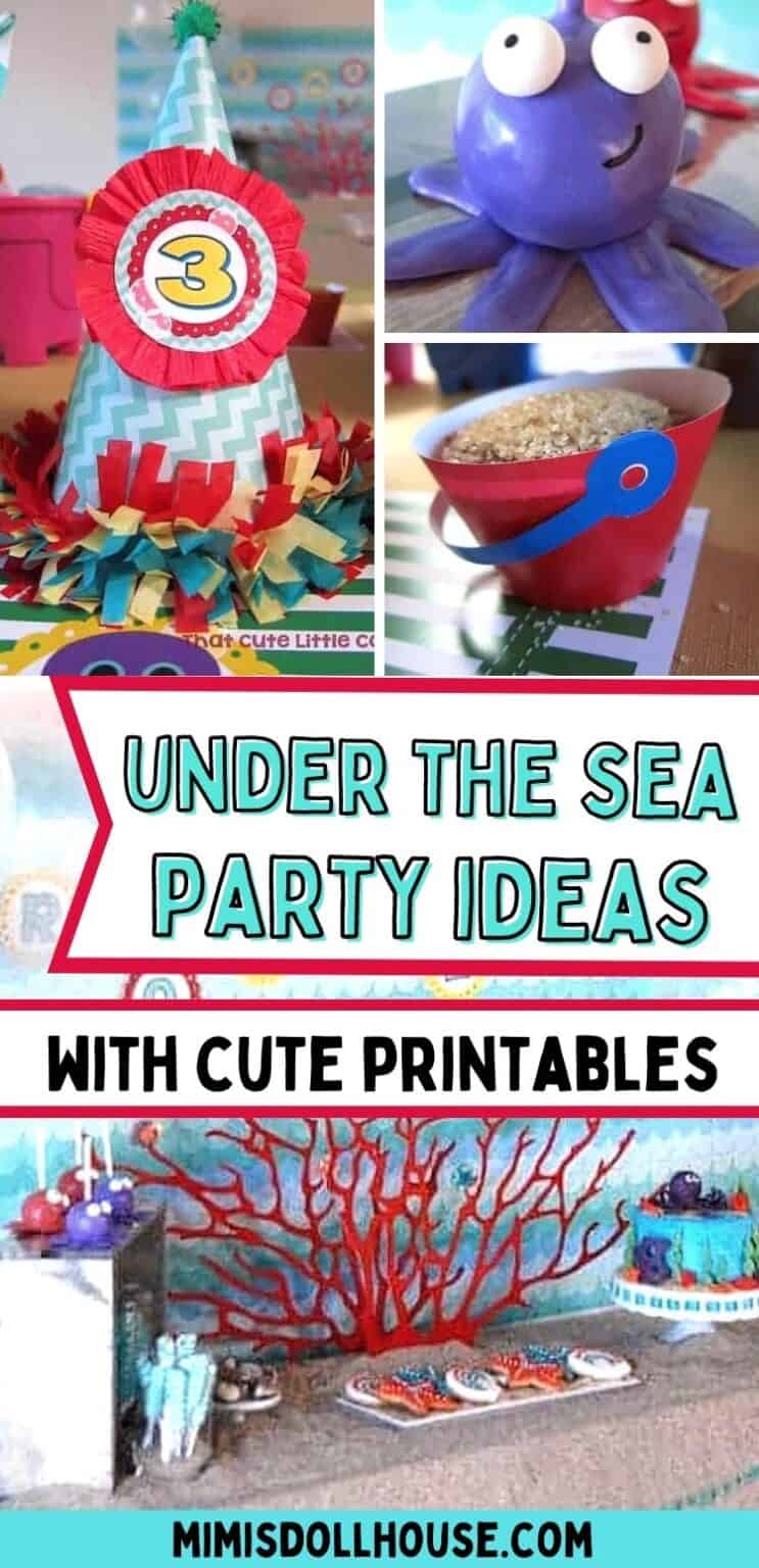 Cute + Fishy Ocean Birthday Party Ideas - Mimi's Dollhouse