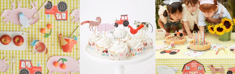 Friendly Farm Animal Cupcakes + Cookies - Mimi's Dollhouse