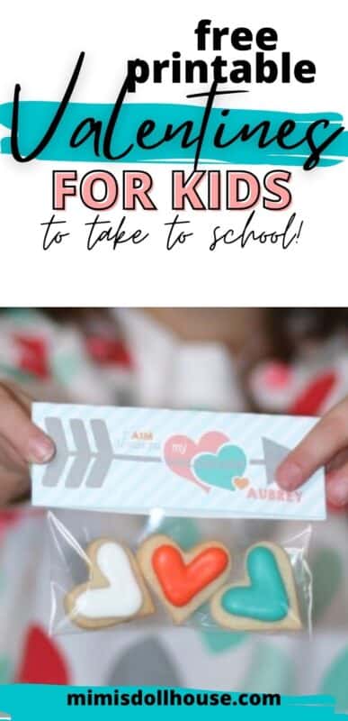 Arrow Themed FREE Printable Valentines for Kids - Mimi's Dollhouse
