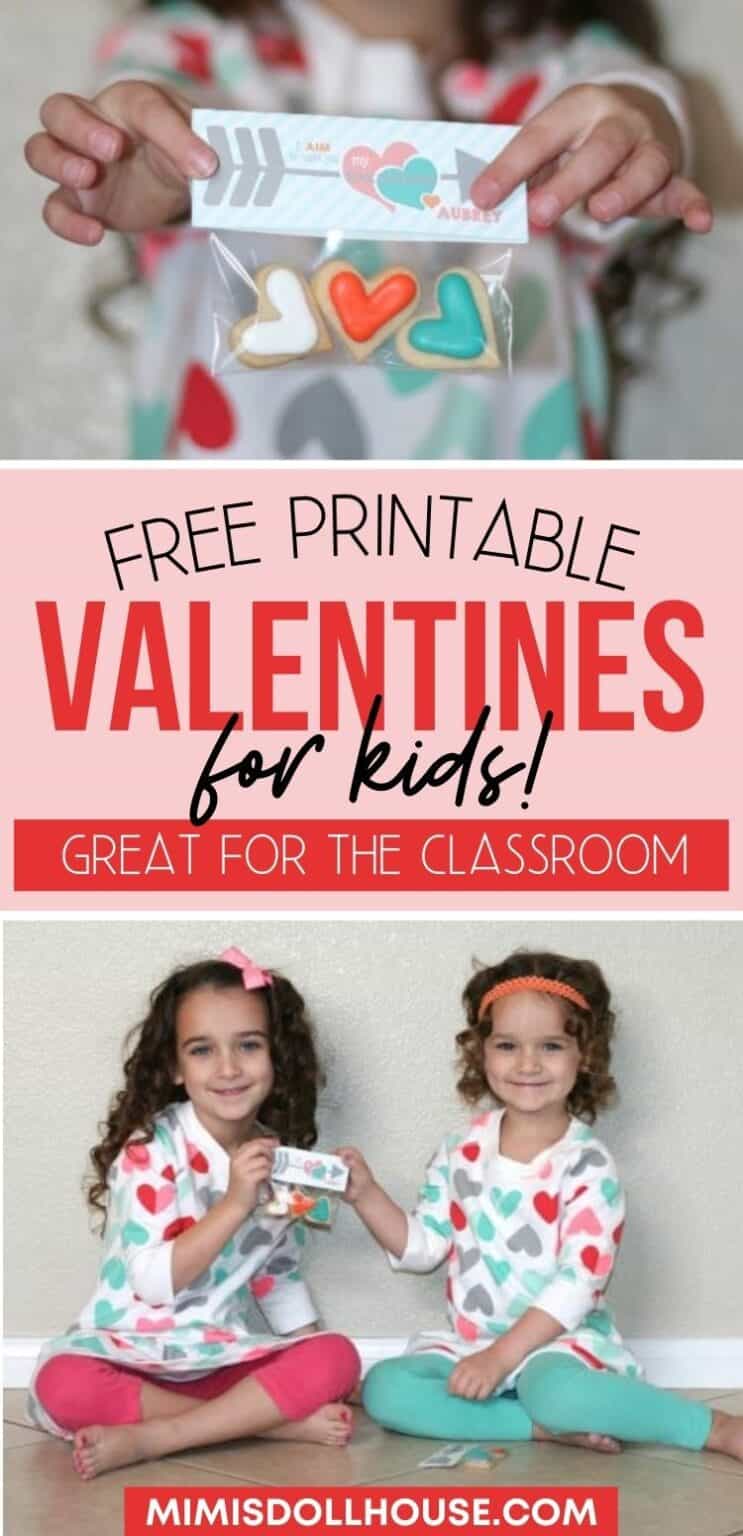 Arrow Themed FREE Printable Valentines for Kids - Mimi's Dollhouse