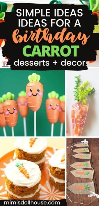 Fun + Festive Easter Carrot Decor + Craft Ideas - Mimi's Dollhouse