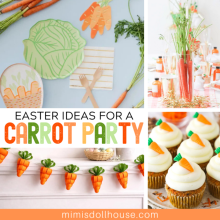Fun + Festive Easter Carrot Decor + Craft Ideas - Mimi's Dollhouse