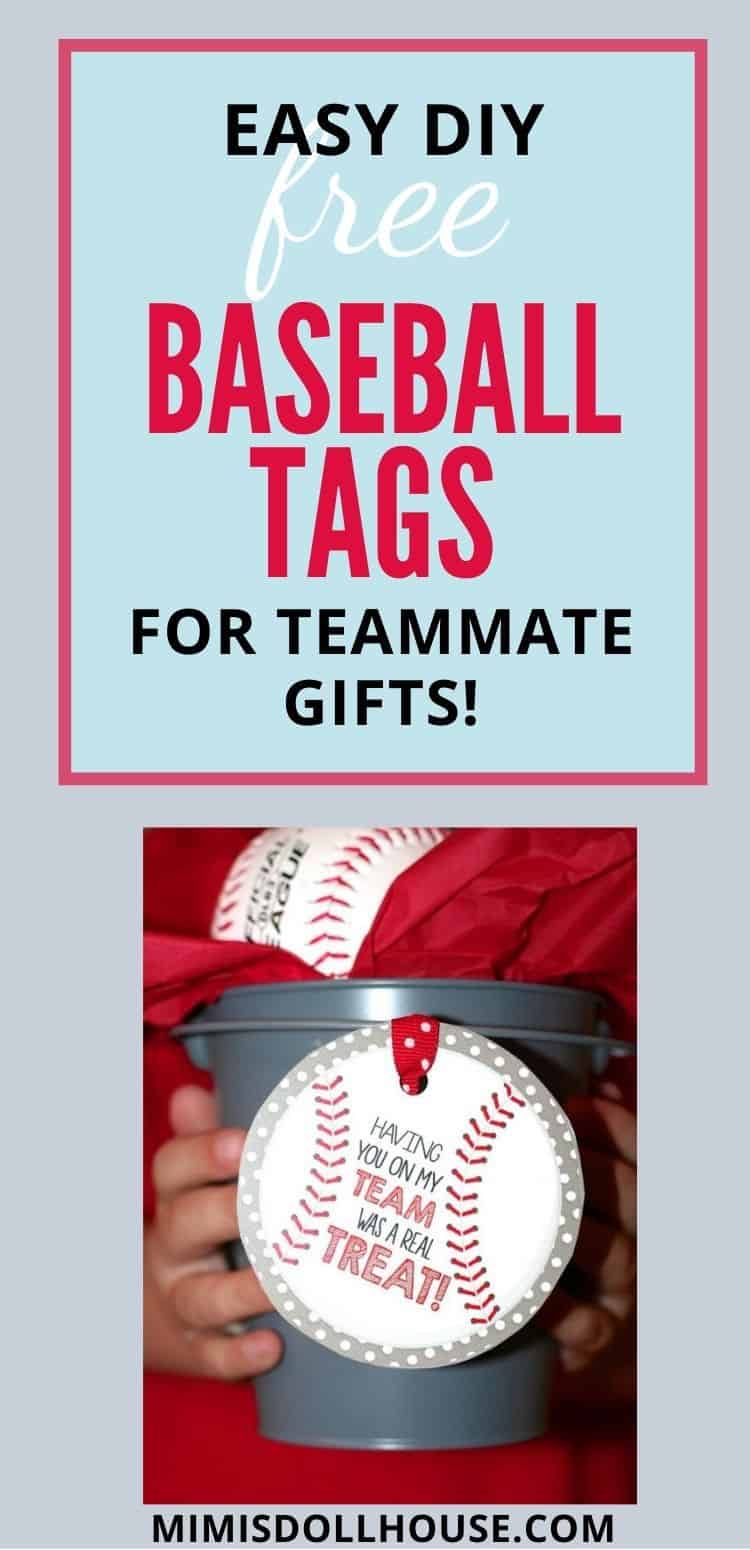 Free Baseball Tags + Rice Krispies Treats® - Mimi's Dollhouse