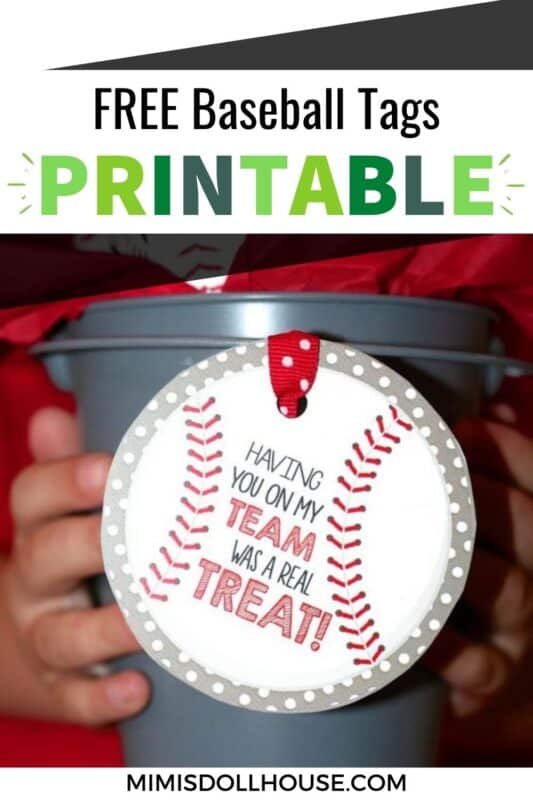 Free Baseball Tags + Rice Krispies Treats® - Mimi's Dollhouse