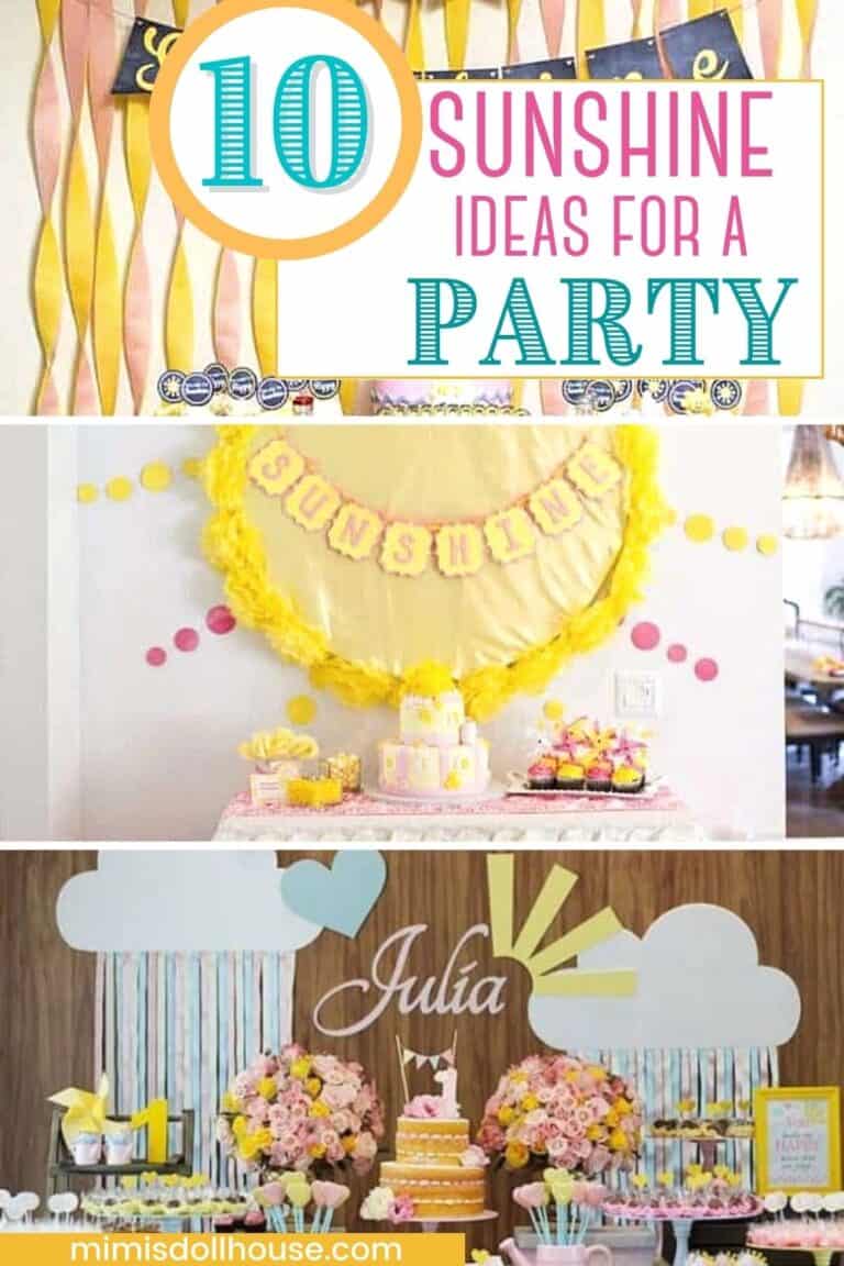 You Are My Sunshine Birthday Party Ideas - Mimi's Dollhouse