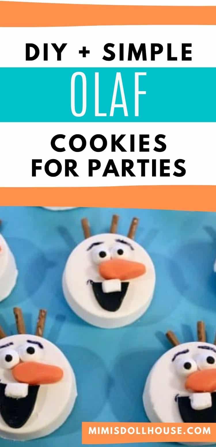 DIY Olaf Oreos for a Frozen Party - Mimi's Dollhouse