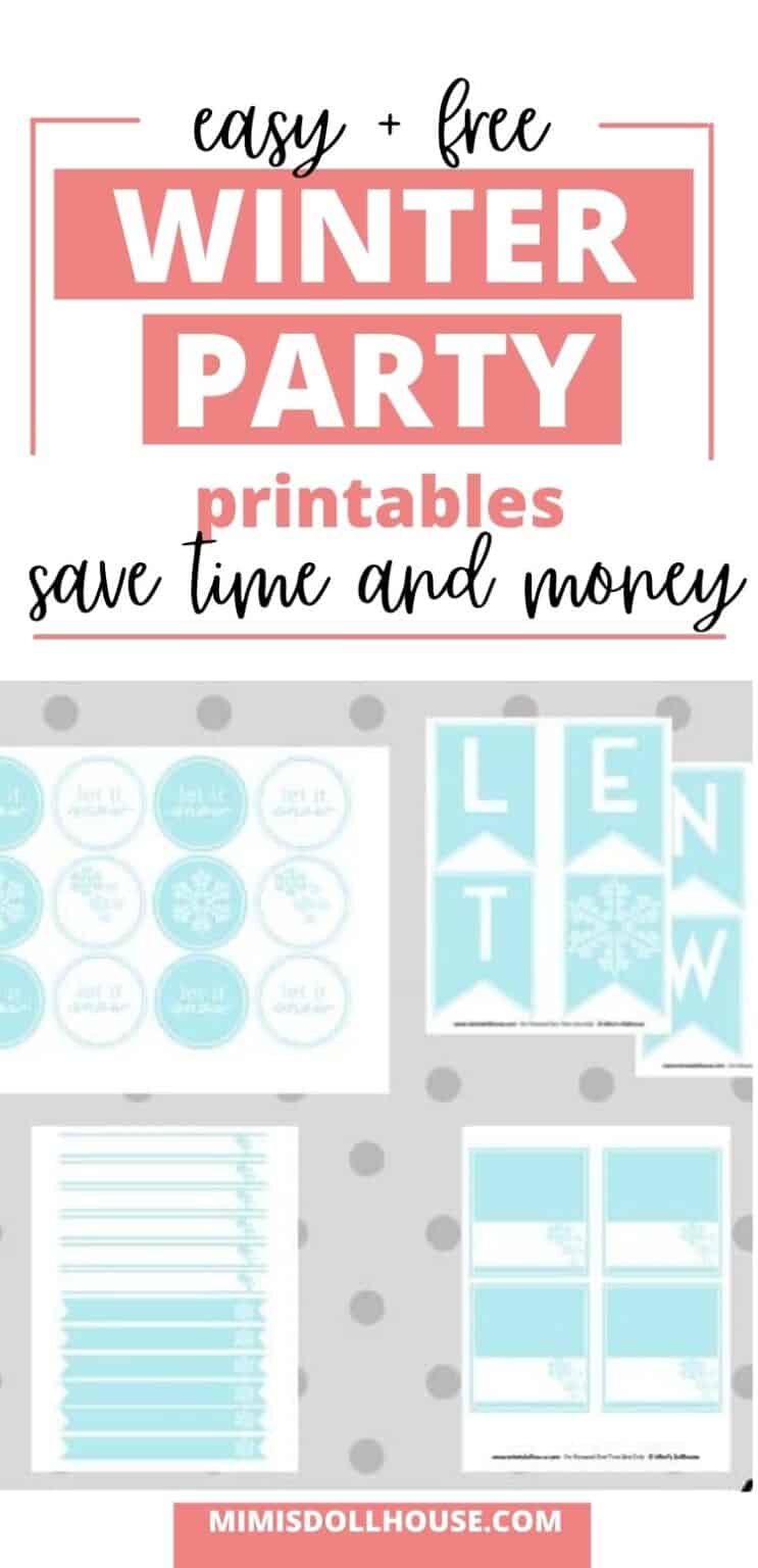 Winter Hot Chocolate Bar + Free Winter Printables - Mimi's Dollhouse