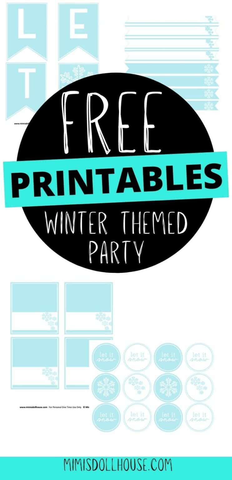 Winter Hot Chocolate Bar + Free Winter Printables - Mimi's Dollhouse