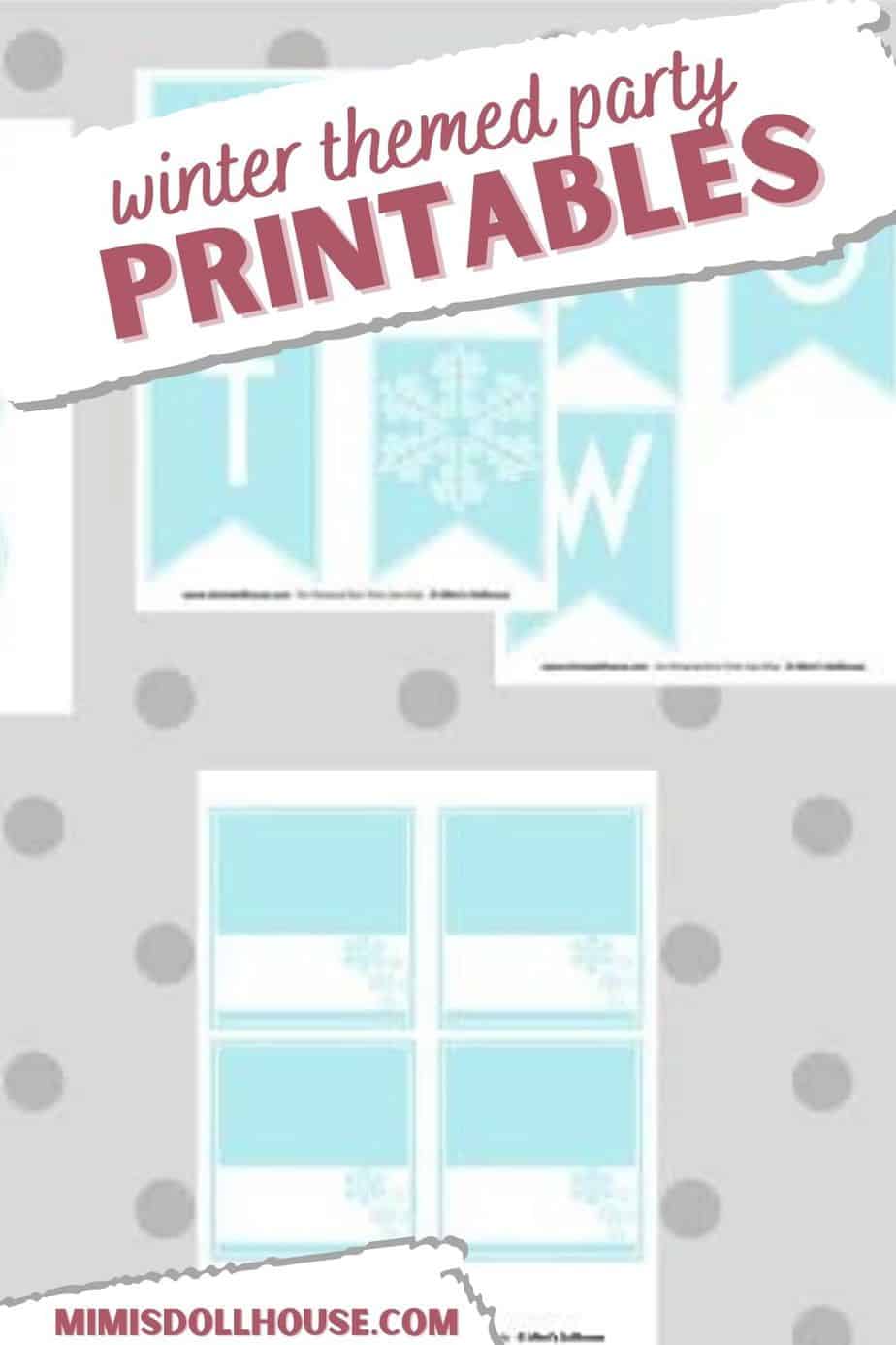 Winter Hot Chocolate Bar + Free Winter Printables - Mimi's Dollhouse