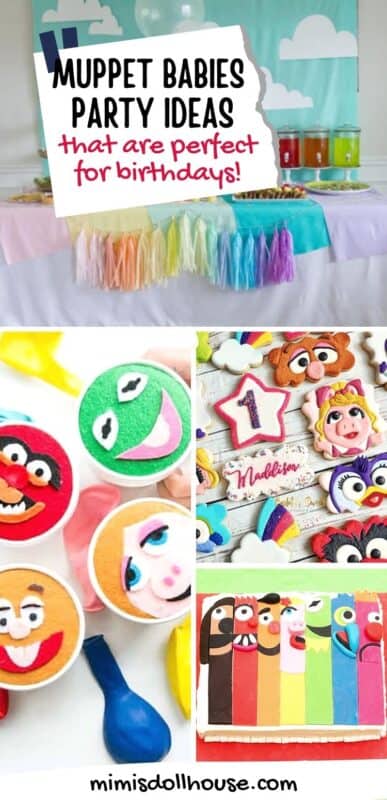 Colorful Muppet Babies Birthday Party Ideas - Mimi's Dollhouse