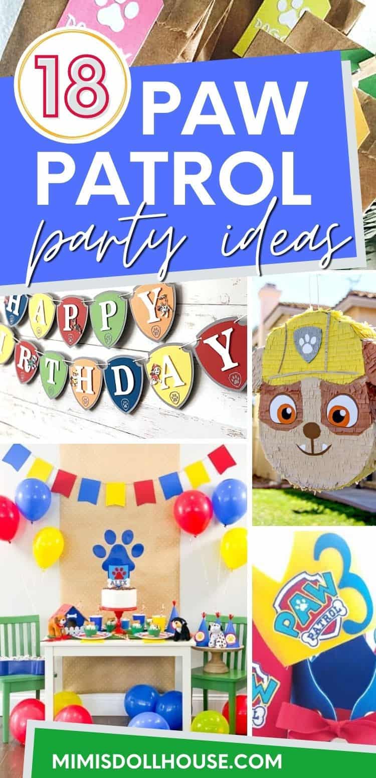Paw Patrol Party Ideas + Mighty Pups Review - Mimi's Dollhouse