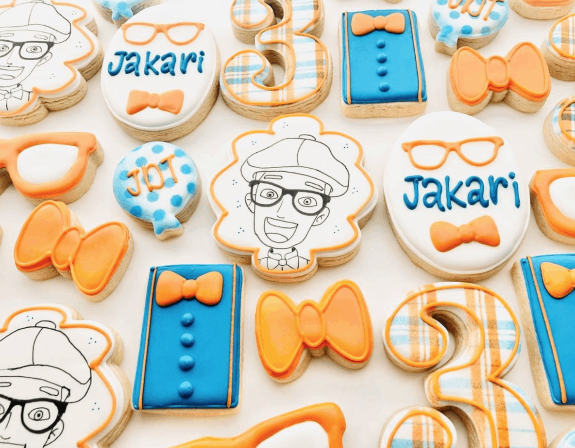 Blippi Cakes, Cookies + Desserts - Mimi's Dollhouse