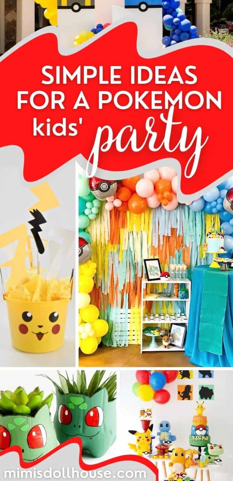Catch-worthy Pokemon Party Ideas - Mimi's Dollhouse