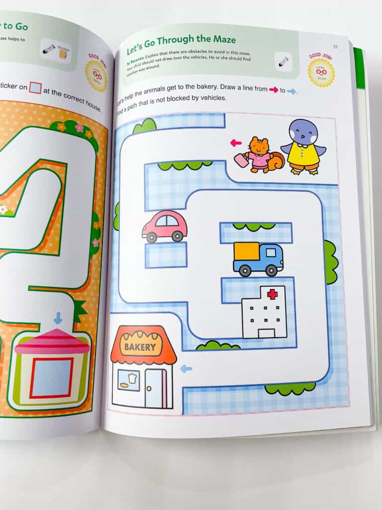 Using Play Smart Workbooks for Preschool - Mimi's Dollhouse