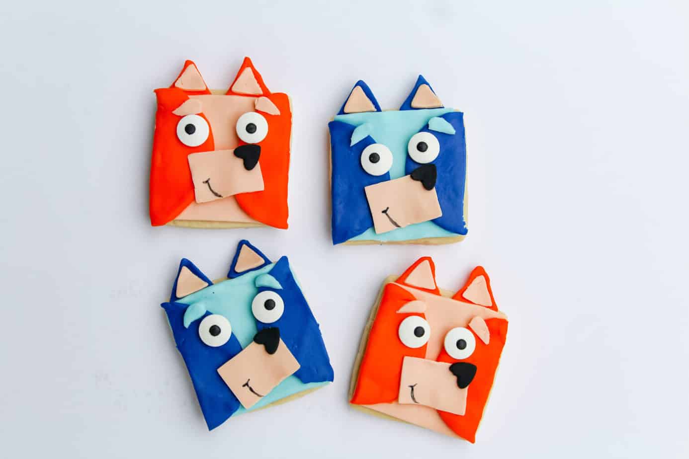 Easy + Cute DIY Bluey Cookies - Mimi's Dollhouse