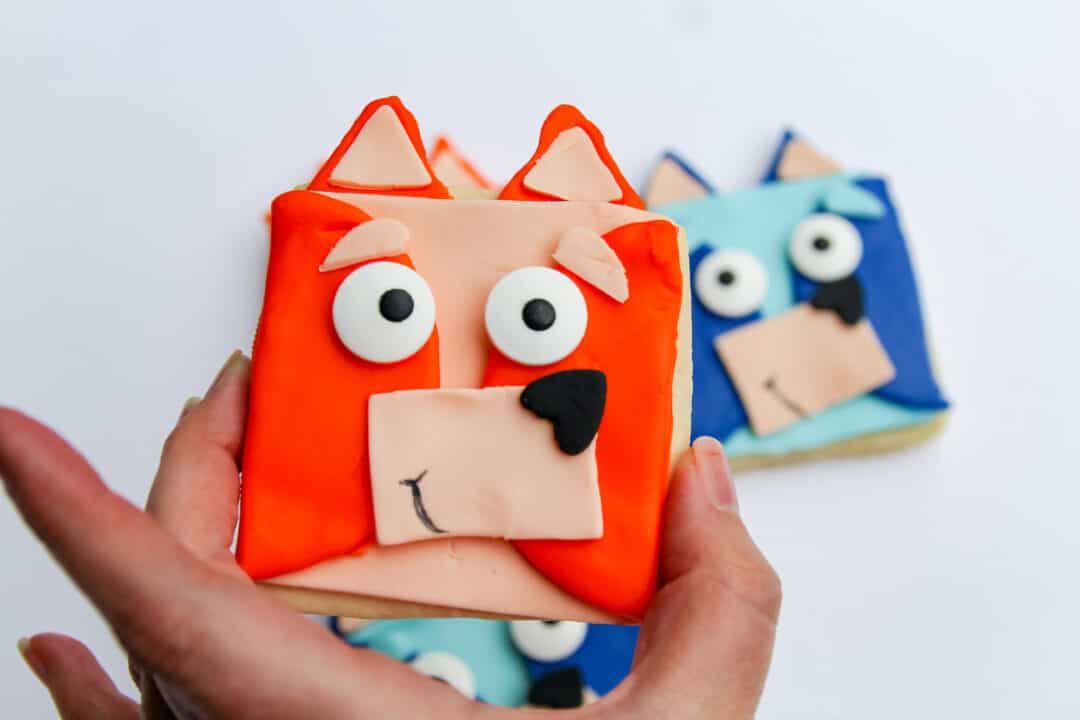Easy + Cute DIY Bluey Cookies - Mimi's Dollhouse