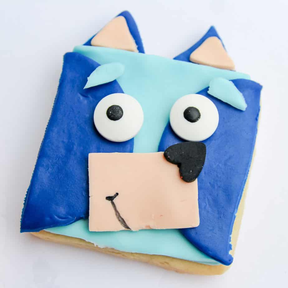 Easy + Cute DIY Bluey Cookies - Mimi's Dollhouse