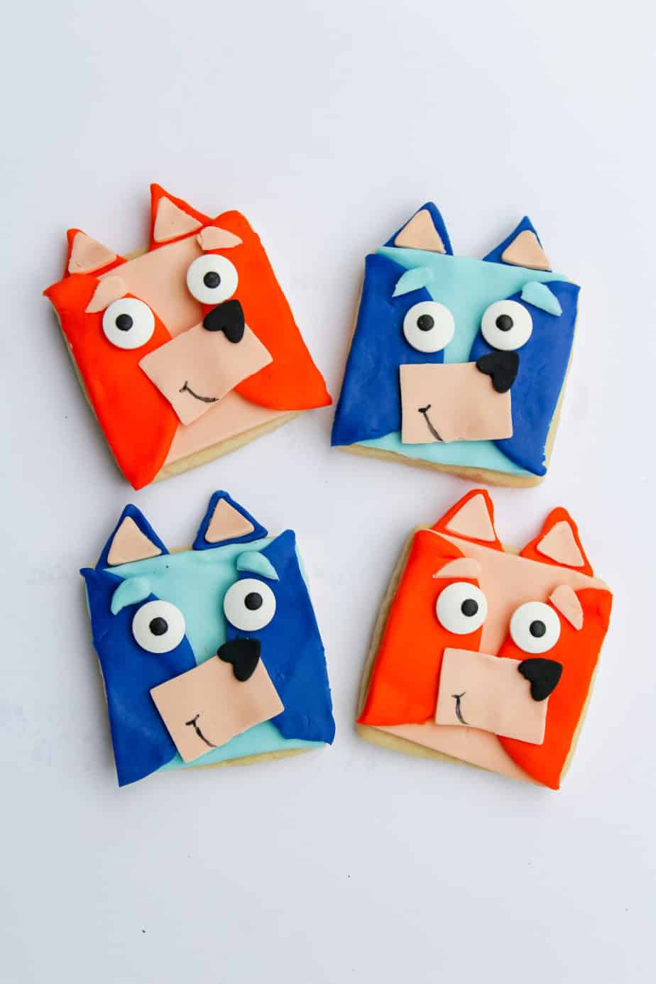 Easy + Cute DIY Bluey Cookies - Mimi's Dollhouse