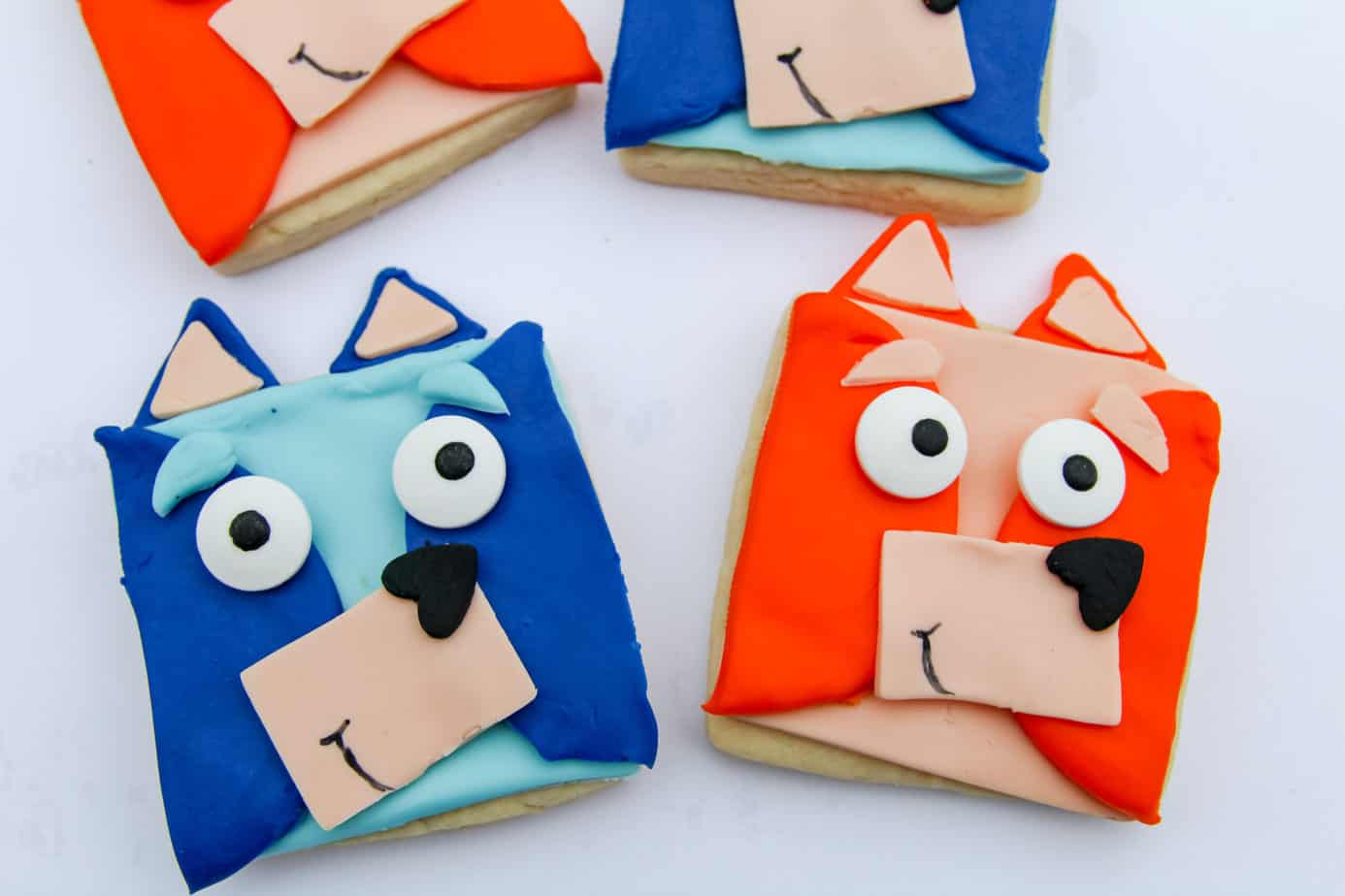 Easy + Cute DIY Bluey Cookies - Mimi's Dollhouse