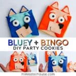 Easy + Cute DIY Bluey Cookies - Mimi's Dollhouse