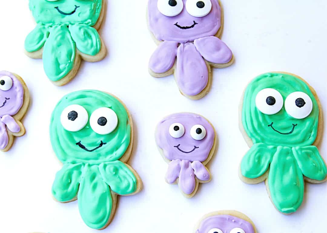 Easy + Cute Octopus Cookies Recipe - Mimi's Dollhouse