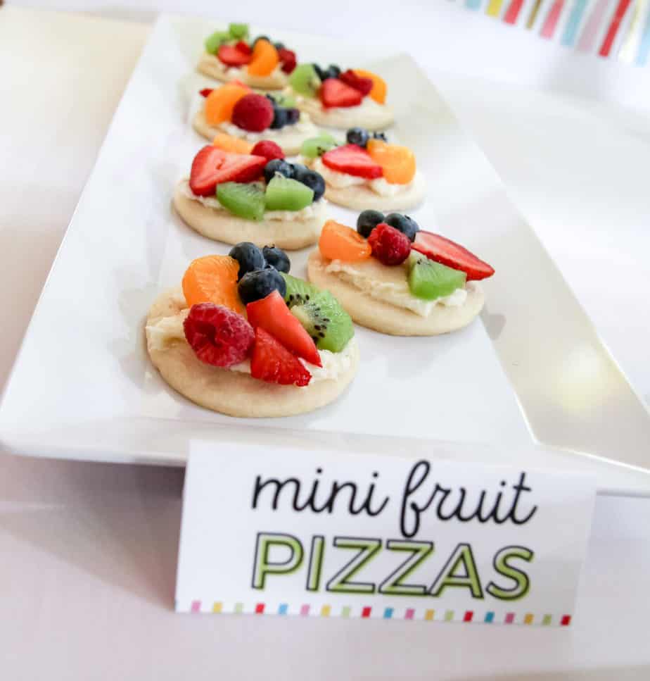 Mini Sugar Cookie Fruit Pizza Recipe - Mimi's Dollhouse