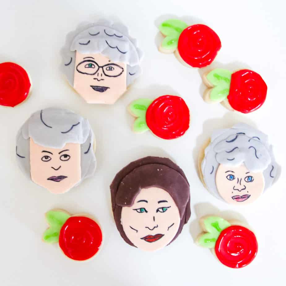 Fun Golden Girls Cookies for a Party - Mimi's Dollhouse