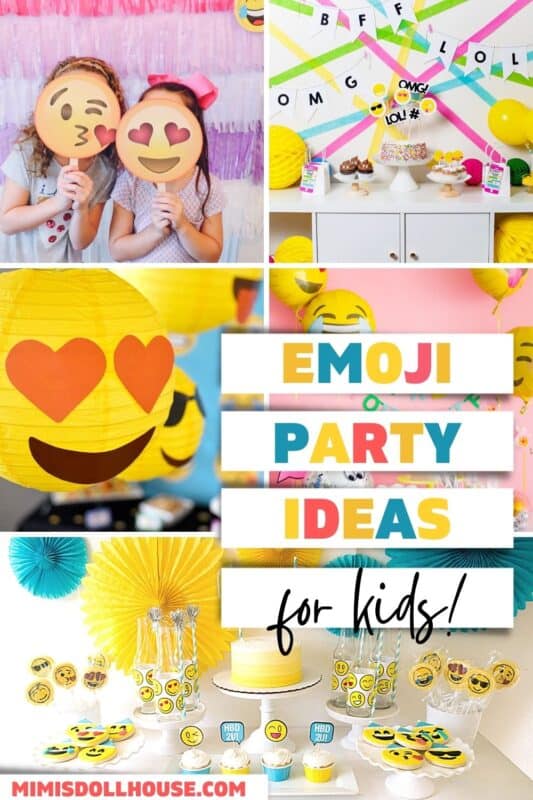 28 Emoji Party Ideas that are not Meh! - Mimi's Dollhouse