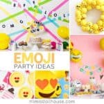 28 Emoji Party Ideas that are not Meh! - Mimi's Dollhouse