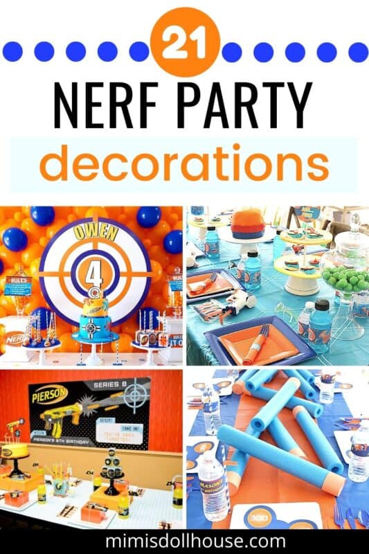 On Target Nerf Party Supplies + Ideas - Mimi's Dollhouse