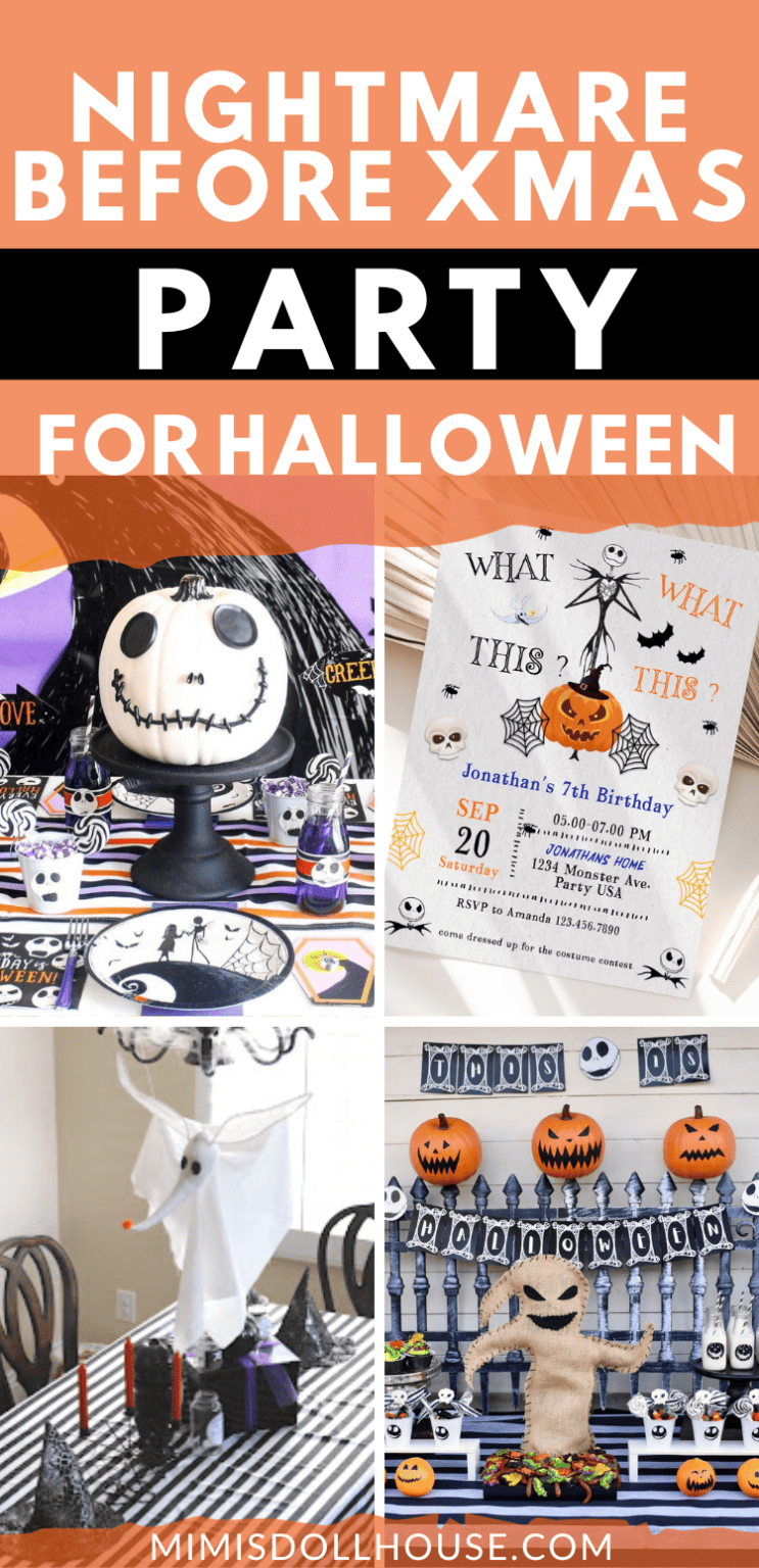 20+ Nightmare Before Christmas Party Ideas - Mimi's Dollhouse